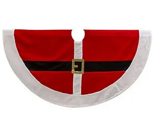 GERSON INTERNATIONAL 48-in H Santa Tree Skirt Gerson Co - One-color