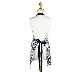 DESIGN IMPORTS Damask Print Apron