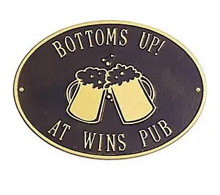 WHITEHALL Personalized Beer Mugs Plaque