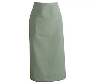DESIGN IMPORTS Chambray Half-waist Bistro Apron - One-color