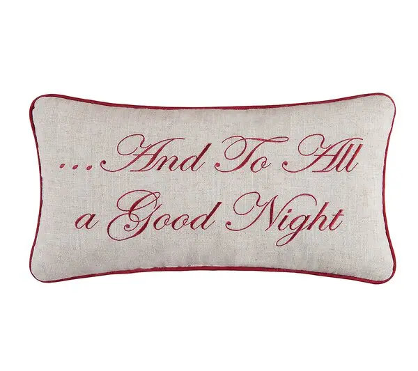 C&F HOME And To All A Good Night Pillow - One-color