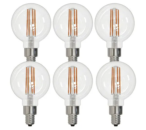 BULBRITE 2.5w Warm White G16 Led Light Bulbs 6p - One-color