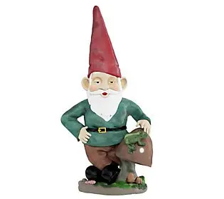 PURE GARDEN Lawn Gnome Statue - One-color