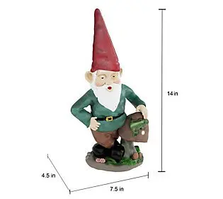 PURE GARDEN Lawn Gnome Statue
