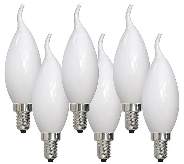 BULBRITE 5w Warm White Ca10 Led Chandelier Ligh Bulbs 6pk - One-color