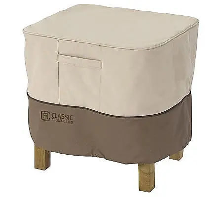 CLASSIC ACCESSORIES Veranda Square Ottoman/table Cover-lrg-by Class Ic Accessories - One-color