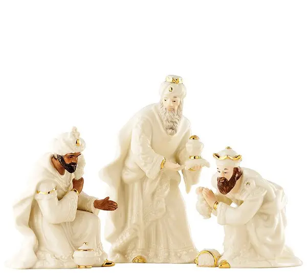 BELLEEK Three Kings Set - One-color