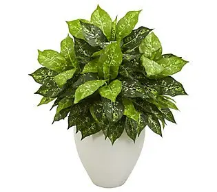 NEARLY NATURAL Dieffenbachia Artificial Plant In Planter Ne Arly Natural - One-color