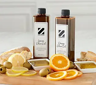 GEOFFREY ZAKARIAN Set Of 2 500ml Orange & Lemon Olive Oils - One-color