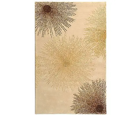 SAFAVIEH Soho 3'6' X 5'6' Abstract Handtufted Wool/visco Se Blend Rug - One-color