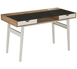 TECHNI MOBILI Compact Computer Desk With Multiple Storage - One-color