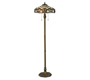 QVC Tiffany Style 60' Franco Floor Lamp - One-color