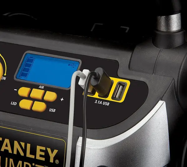 STANLEY Power Station 500/1200 Jump Starter/com Pressor