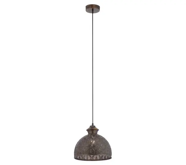 RIVER OF GOODS 11' Merope Metal Bowl Shade Pendant Light - One-color
