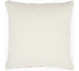 NOURISON HOME Solid Velvet 16' X 16' Throw Pillow