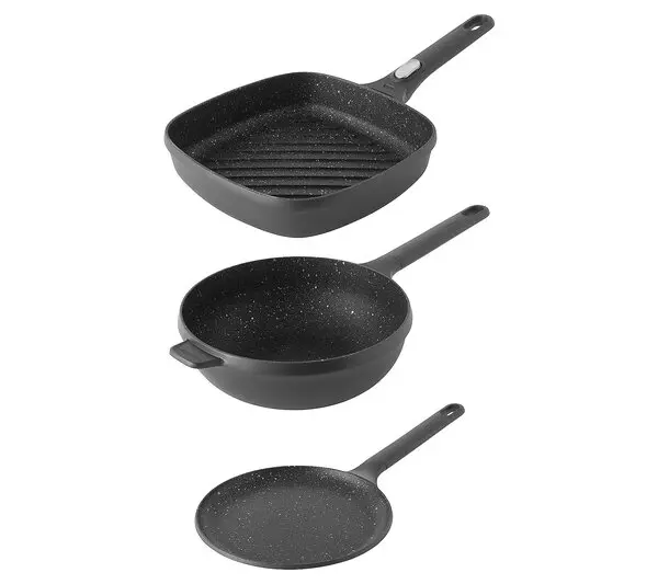 BERGHOFF Gem 3-piece Specialty Cookware Set - One-color