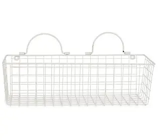 DESIGN IMPORTS Set/2 Medium Wire Wall Basket