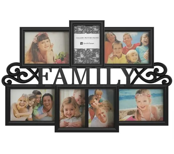 LAVISH HOME Family Collage Picture Frame - One-color