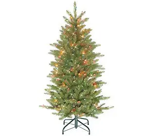 PULEO INTERNATIONAL 4.5' Prelit Slim Franklin F Ir Tree - One-color