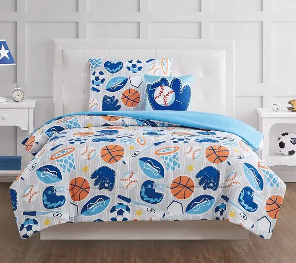 MY WORLD All Star Full 4-piece Comforter Set