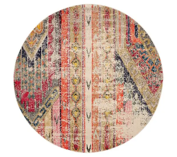 SAFAVIEH Monaco Kolby 6'7' X 6'7' Round Rug - One-color