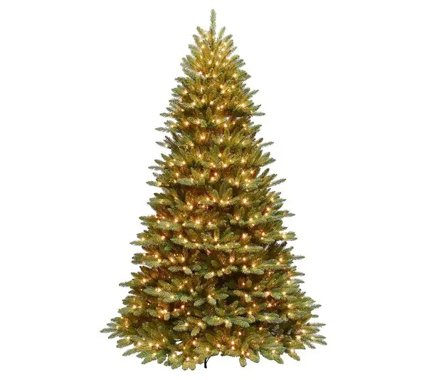 PULEO INTERNATIONAL 7.5' Pre-lit Franklin Fir T Ree - One-color