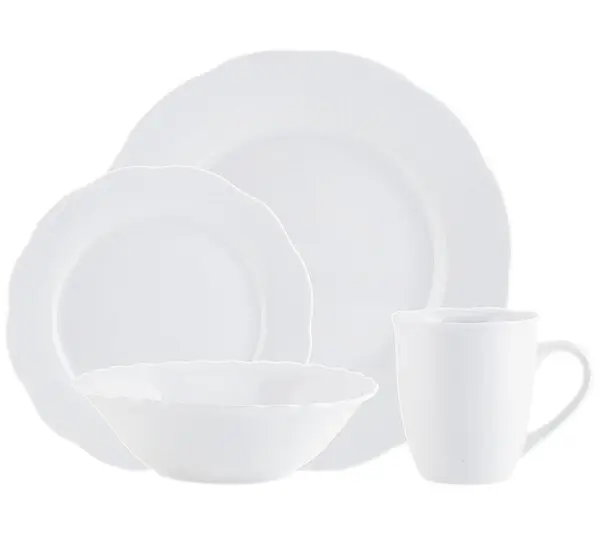 GODINGER Inglenook Plain 16 Piece Dinnerware Set - One-color