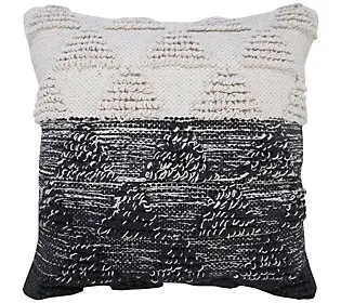 OX BAY TRADING CO. Ox Bay Geometric Textured Triangle Throw Pillow - One-color