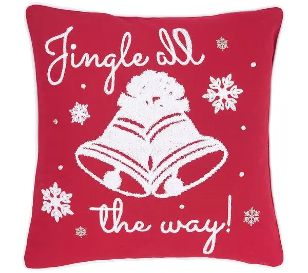 VALERIE PARR HILL Jingle All The Way Pillow Valerie - One-color