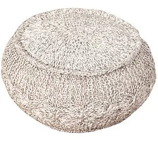 OX BAY TRADING CO. Ox Bay Natural Jute Pouf - One-color