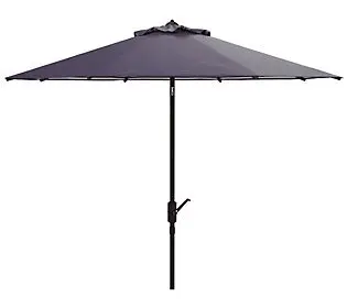 SAFAVIEH Athens 11' Round Crank Umbrella By - One-color