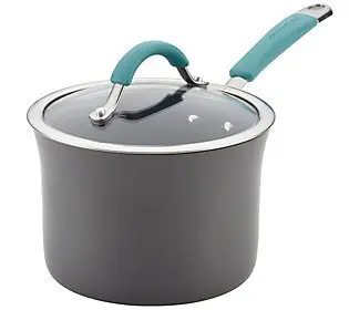 RACHAEL RAY 3-qt Cucina Hard Enamel Nonstick Co Vered Saucepan - One-color