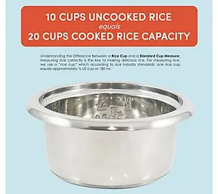ELITE Gourmet 10-cup Rice Cooker