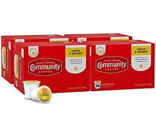 COMMUNITY COFFEE 144-ct Coffee & Chicory Single -serve Cups - One-color