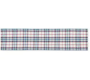 DESIGN IMPORTS 14' X 72' Lighthouse Plaid Table Loth