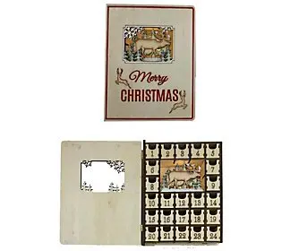 SANTA'S WORKSHOP Sw 8' Merry Christmas Advent Book - One-color