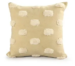 OX BAY TRADING CO. Ox Bay Textured Pompom Polka Dot Pillow - One-color