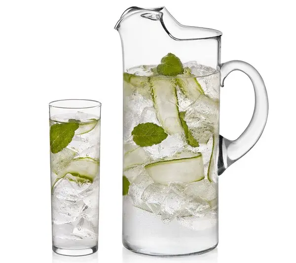 LIBBEY Modern Bar 7-piece Boozy Brunch Pitcher & Glass Set - One-color