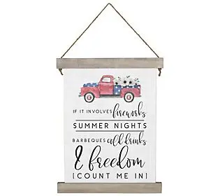 SINCERE SURROUNDINGS Summer Nights Hanging Canvas Sincere Surroun Dings - One-color