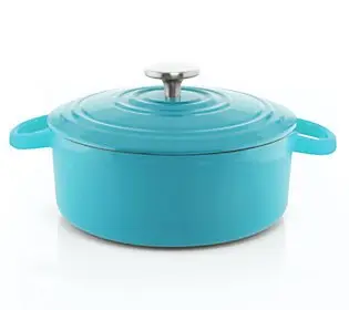 CHANTAL COOKWARE Chantal 3 Quart Round Cast Iron Dutch Oven With Lid - One-color
