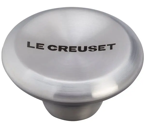 LE CREUSET Signature Stainless Steel Knob- Larg E - Silver