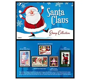 AMERICAN COIN TREASURES Santa United States Sta Mp Card - One-color