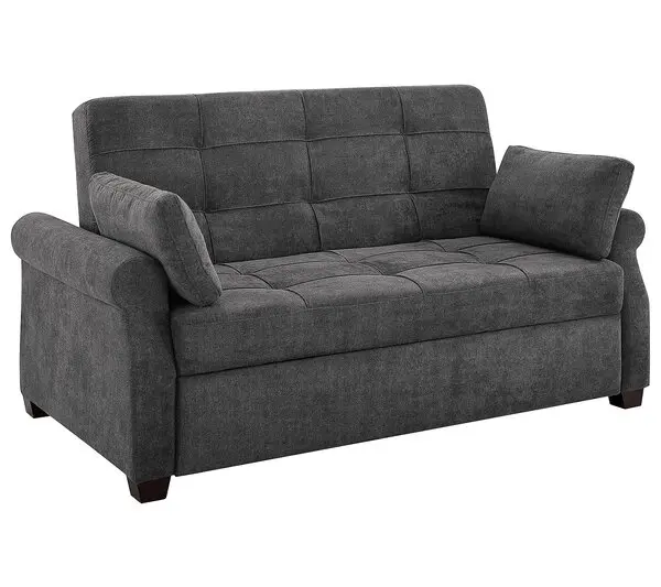 SERTA Noone Upholstered Microfiber Fabric Queen Sofa