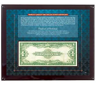 AMERICAN COIN TREASURES World's Largest Silver Certificate