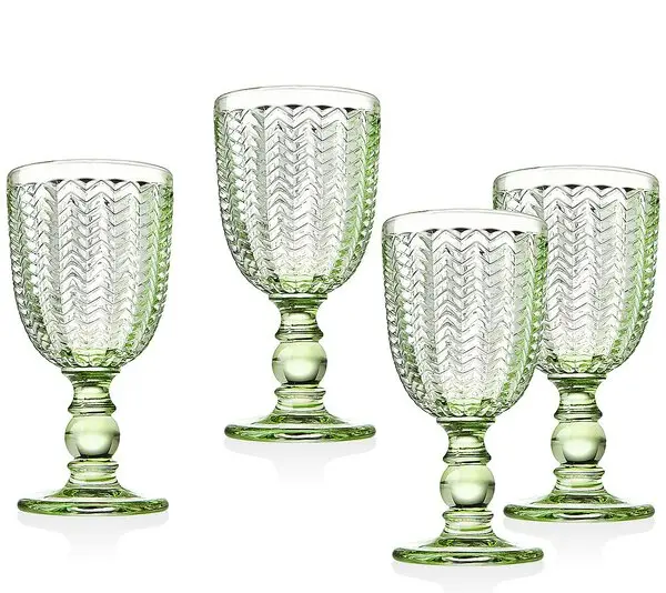 GODINGER Twill Set Of 4 Red Wine Goblets - One-color