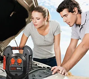 BLACK + DECKER Portable Jump Starter With Led L Ight