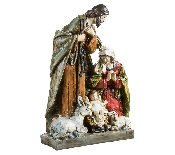 EVERGREEN 32'h Nativity Statue