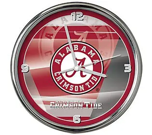 NCAA 12' Shadow Chrome Clock