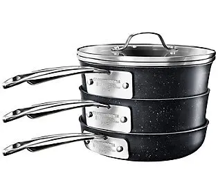 GRANITESTONE Pro 10 Piece Stackmaster Cookware Et
