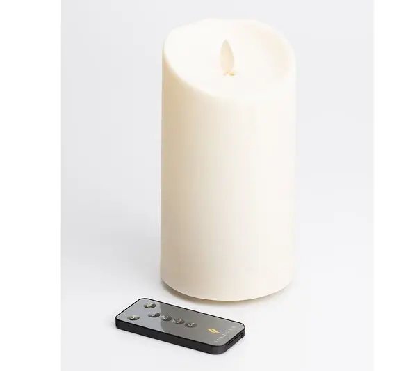 LUMINARA 7 Tall Outdoor Flameless Candle Withmote Control